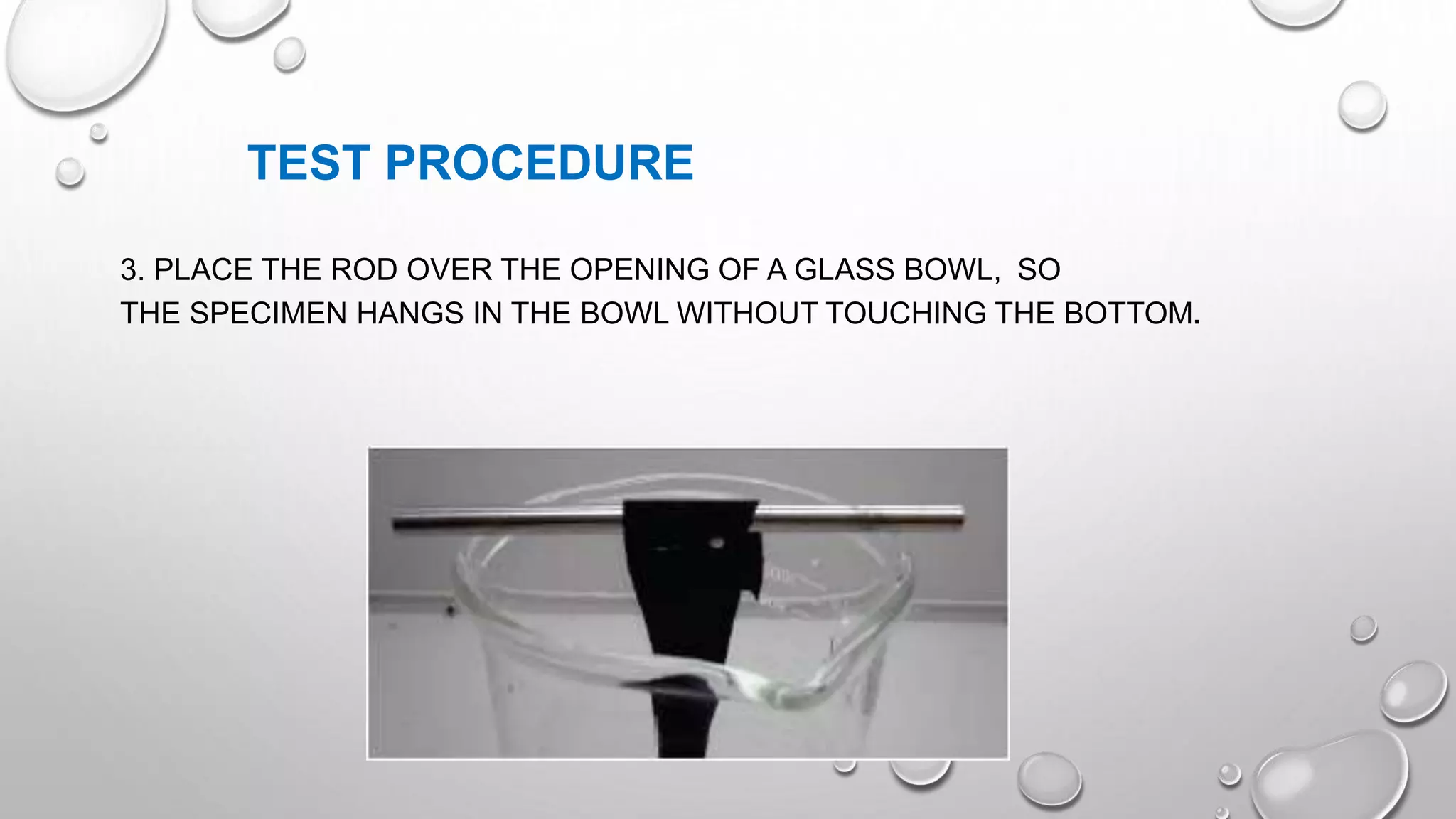 How to test absorbency of a fabric. | PPTX