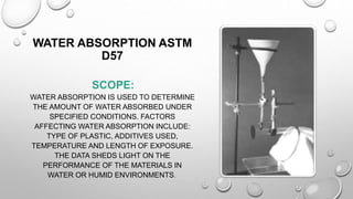 How to test absorbency of a fabric. | PPTX