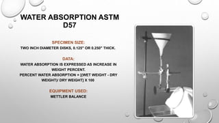 How to test absorbency of a fabric. | PPTX