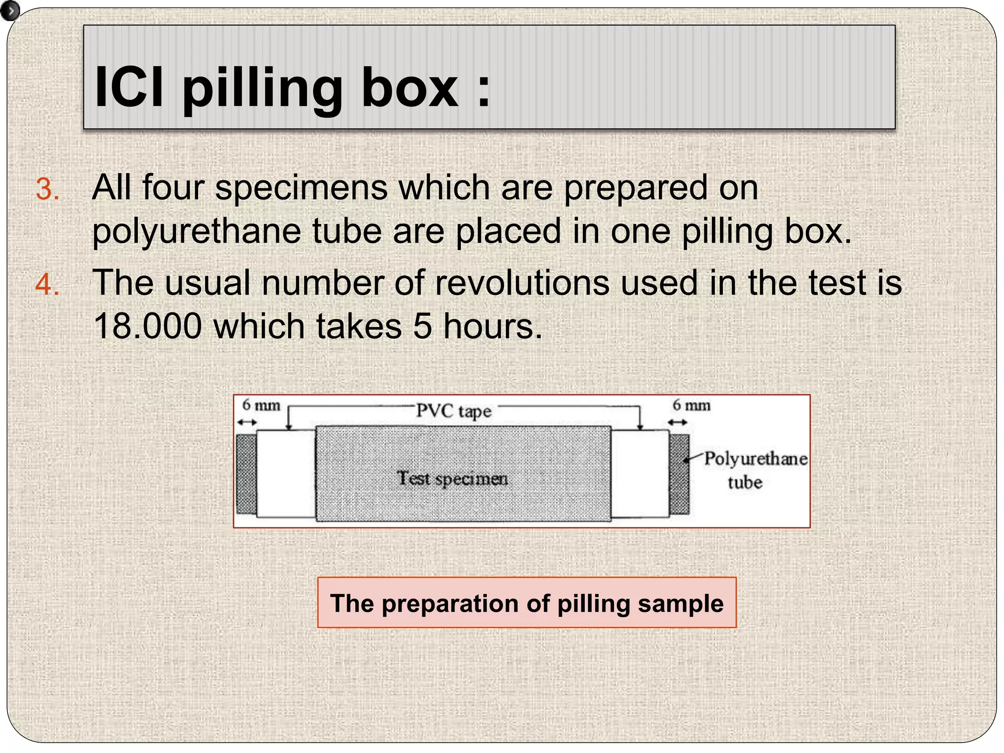 pillinng test & abrasion resistance | PPTX