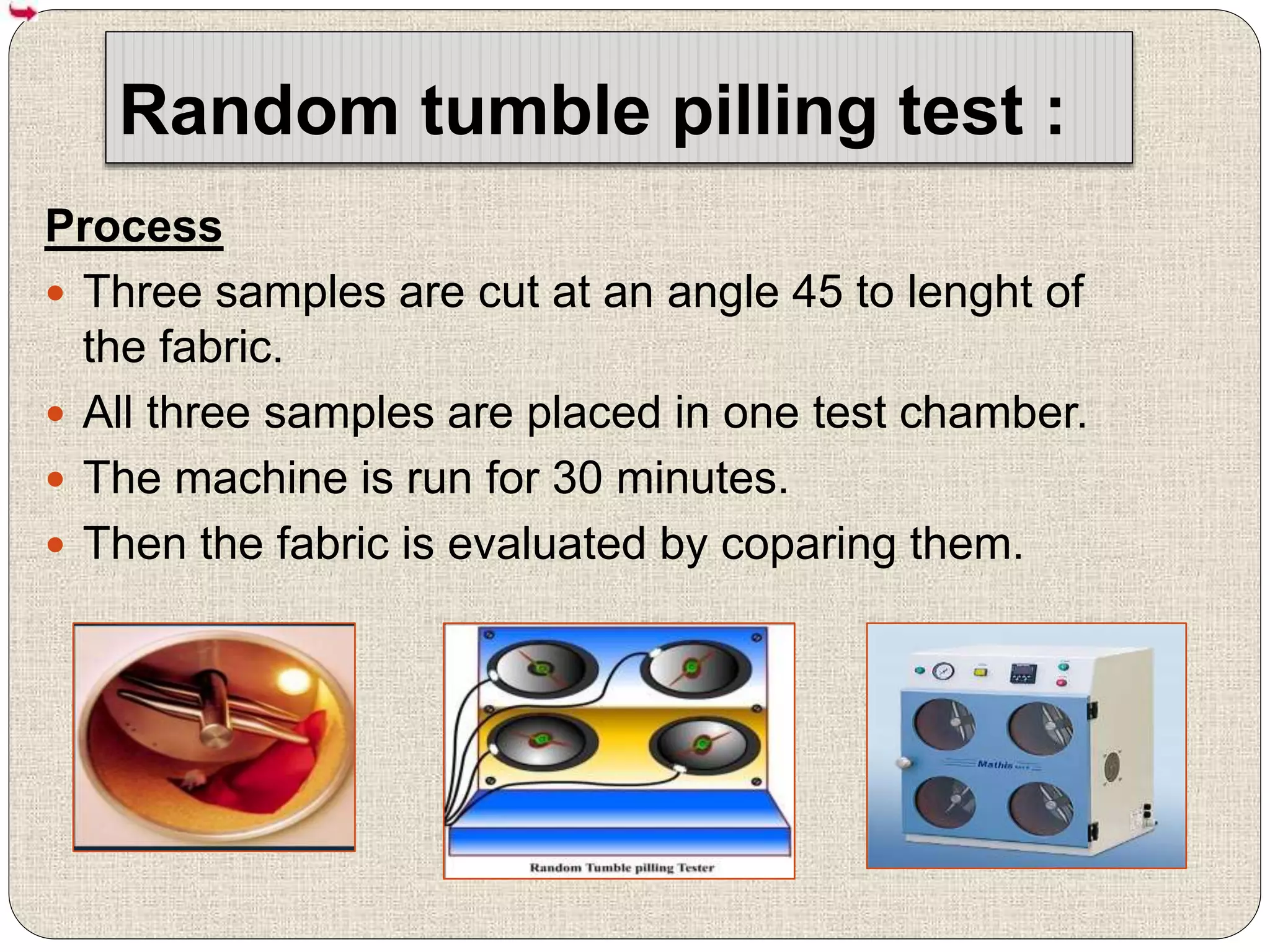 pillinng test & abrasion resistance | PPTX
