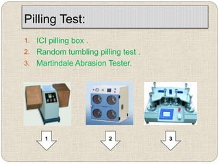 pillinng test & abrasion resistance | PPTX