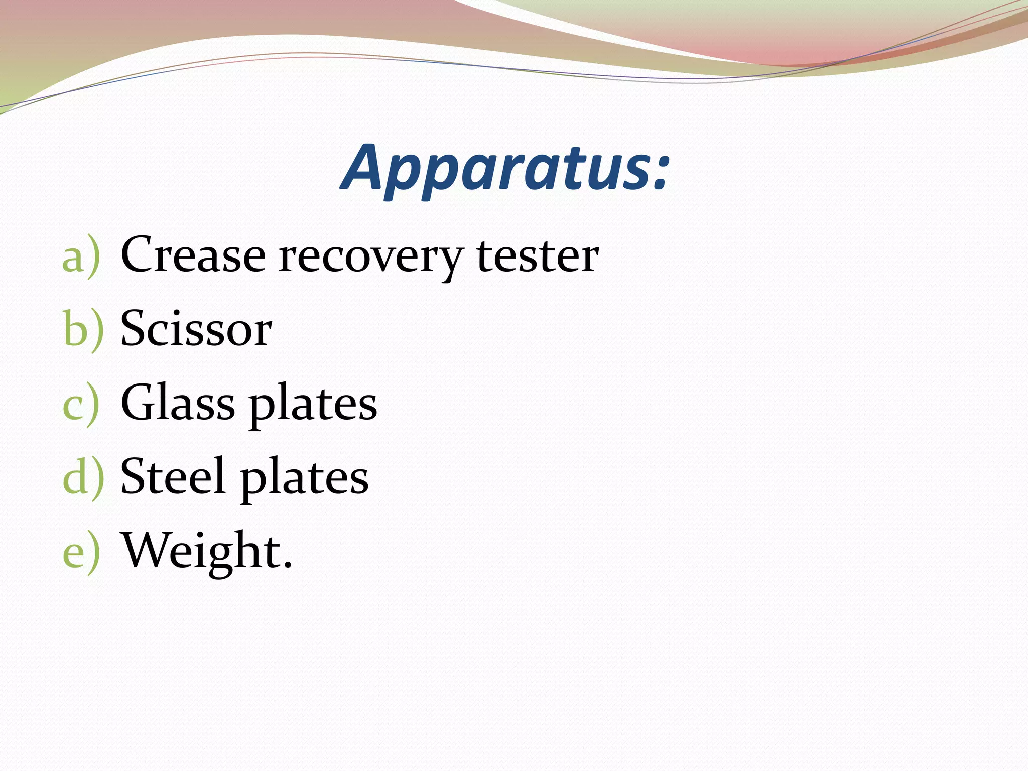 crease Recovery | PPTX