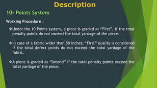 Fabric Inspection System (TTQC) | PPTX