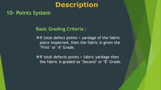 Fabric Inspection System (TTQC) | PPTX