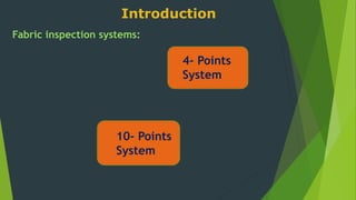 Fabric Inspection System (TTQC) | PPTX