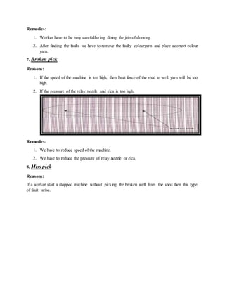 faults of fabric woven and knitting | PDF
