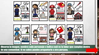 ¿Cuáles son los trabajos de mi comunidad? | PPTX