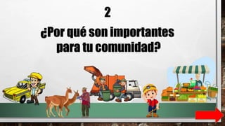 ¿Cuáles son los trabajos de mi comunidad? | PPTX