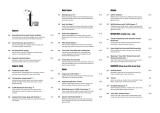 Ttr food menu | PDF