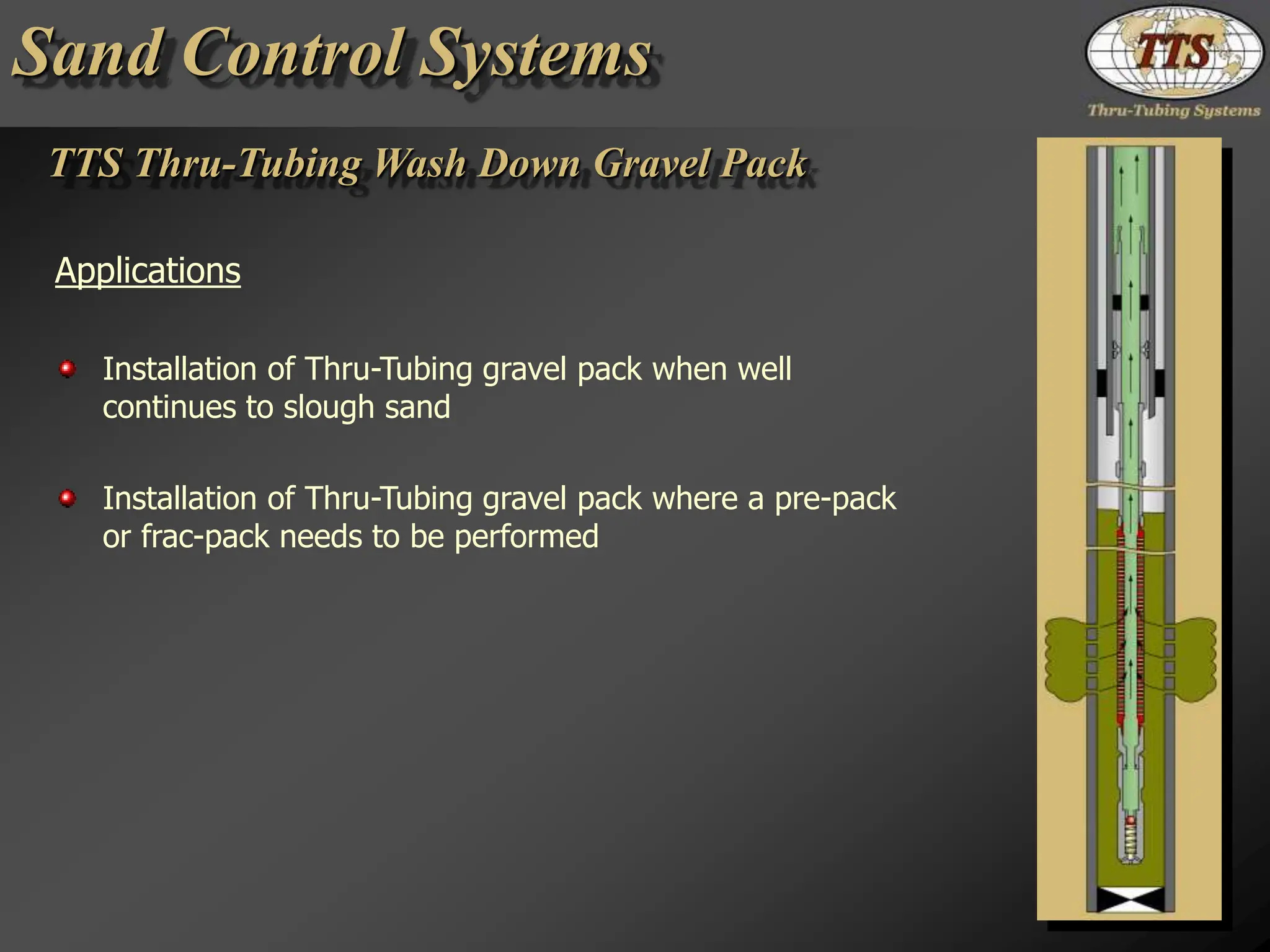 TTS-Gravel Pack System Showing Possibility of installation & pumping ...