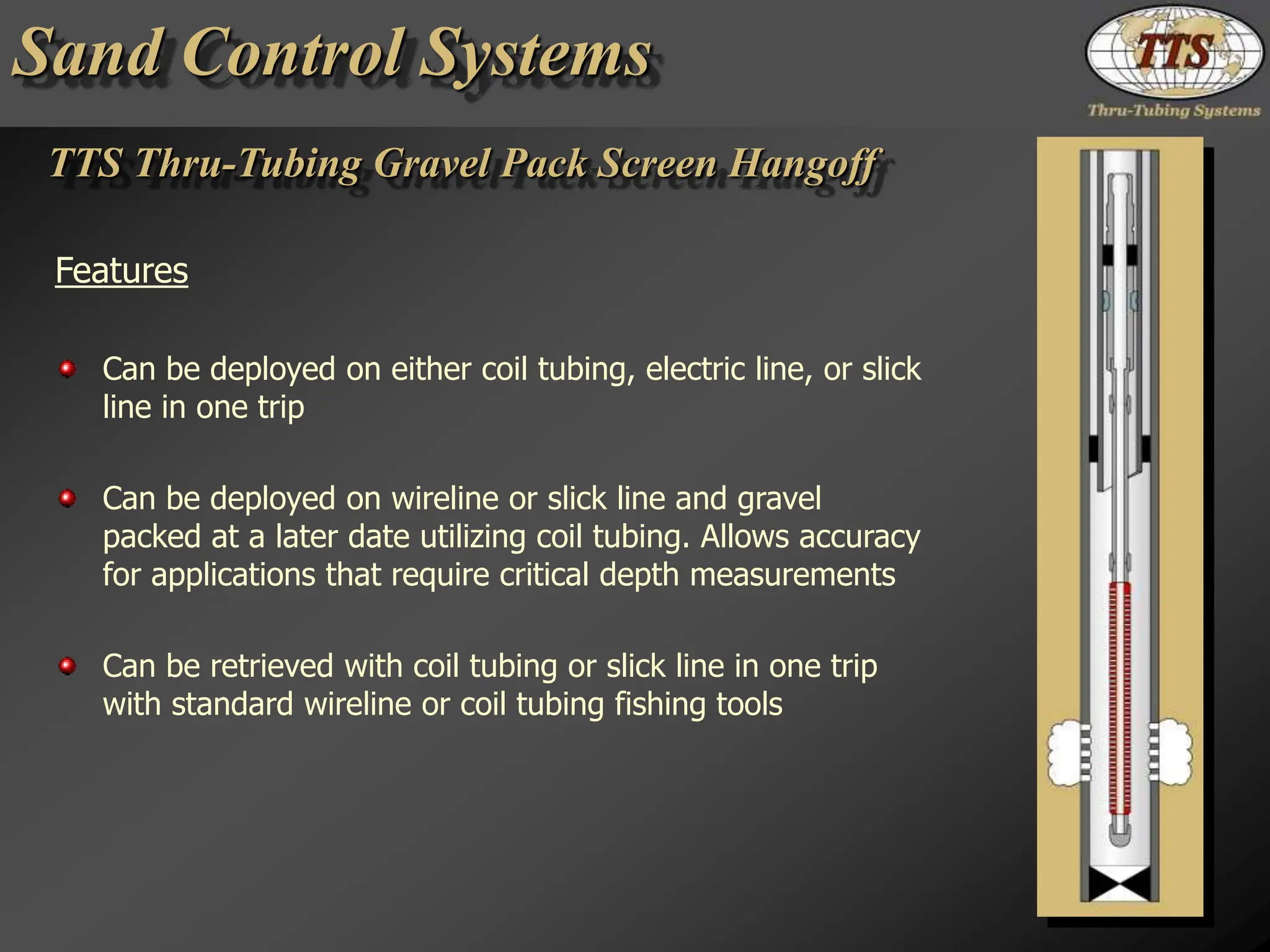 TTS-Gravel Pack System Showing Possibility of installation & pumping ...