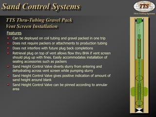 TTS-Gravel Pack System Showing Possibility of installation & pumping ...