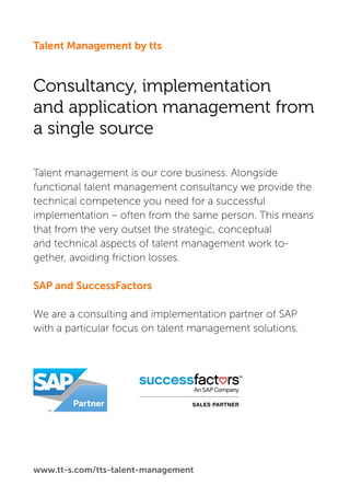 tts products and services | PDF