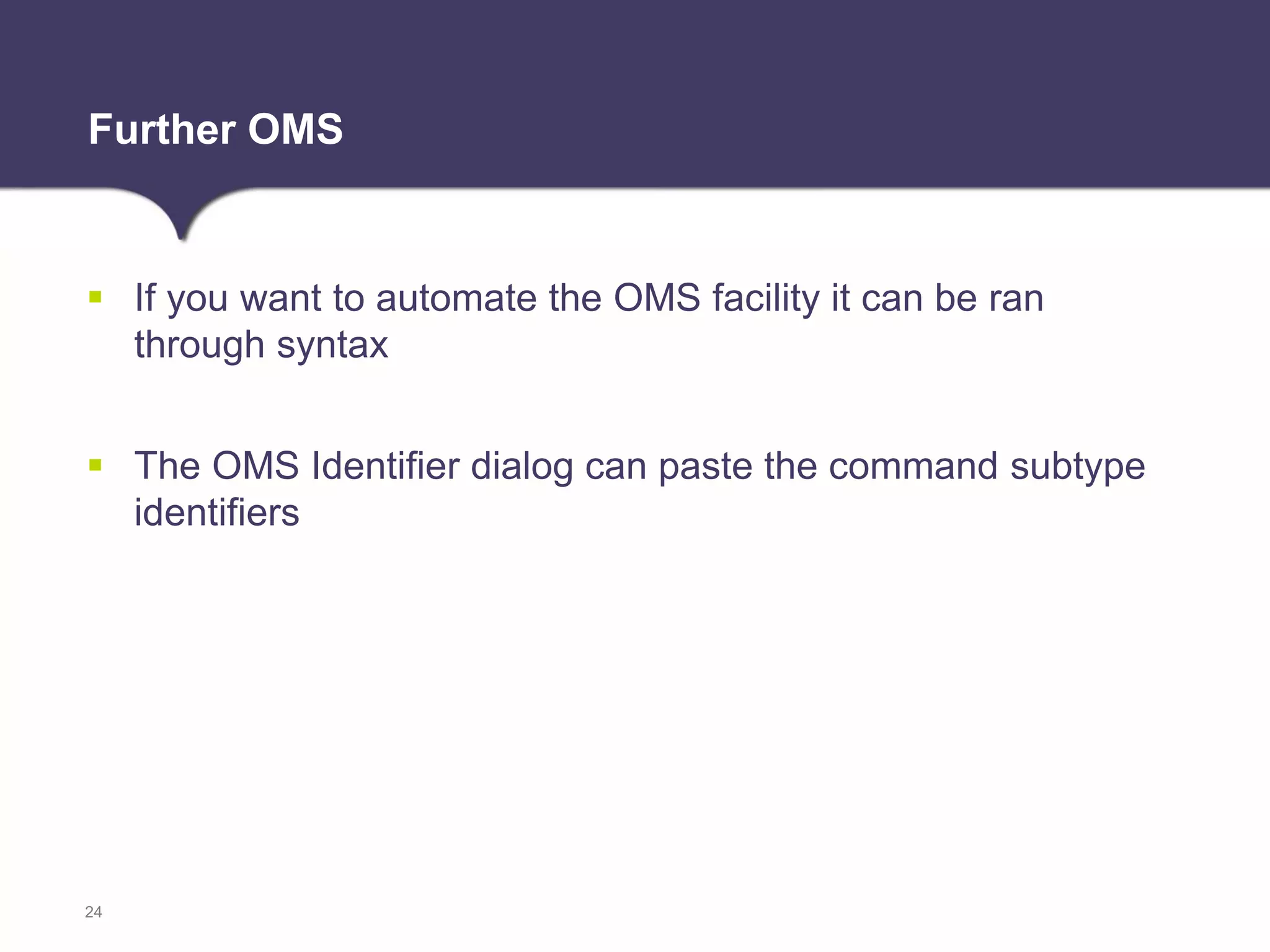 Tech Tip: Output Management System (OMS) in IBM SPSS Statistics | PDF
