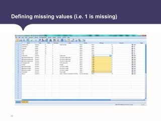 Tech Tip: Output Management System (OMS) in IBM SPSS Statistics | PDF