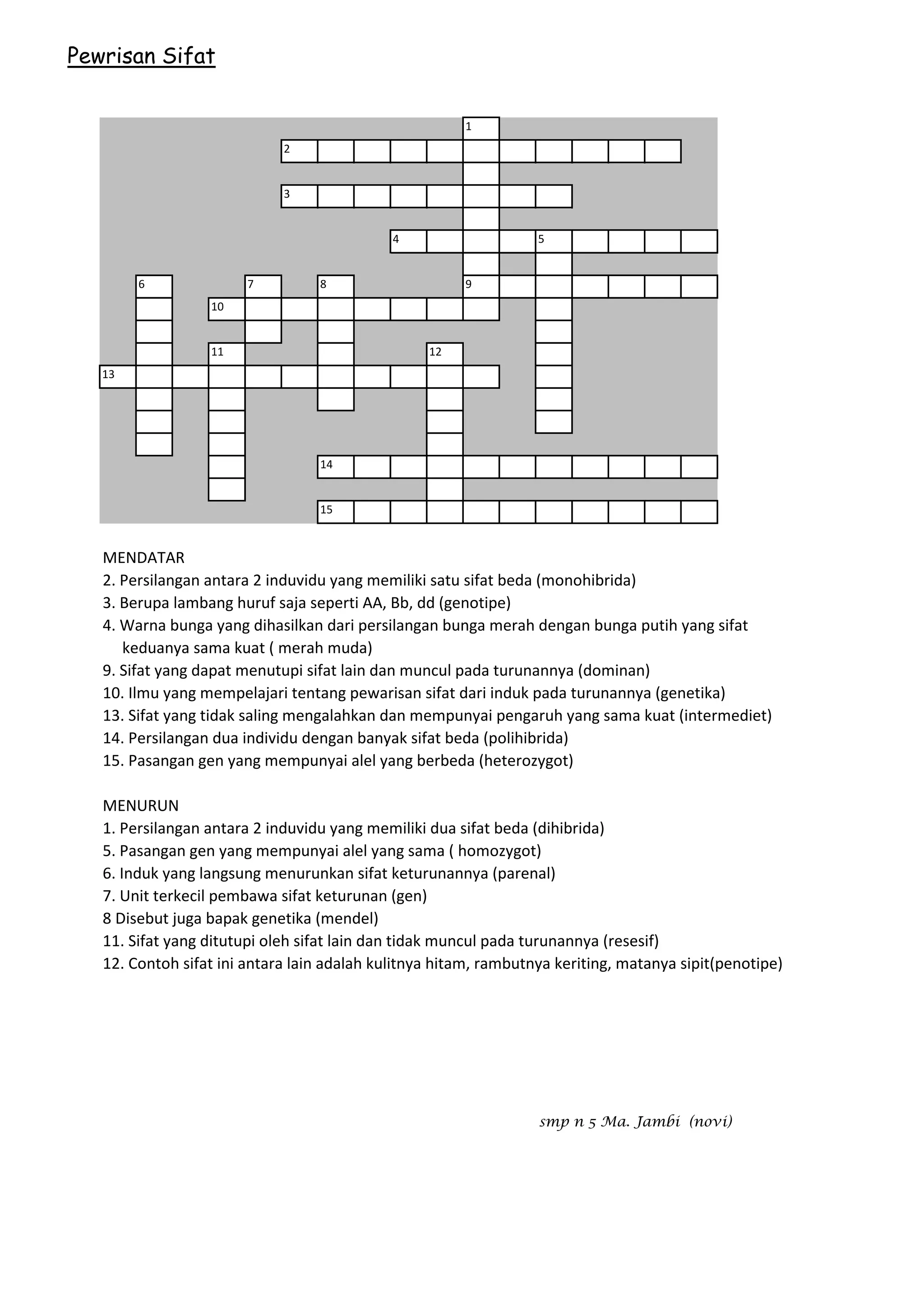 Tts biologi ipa kls9 smp | PDF