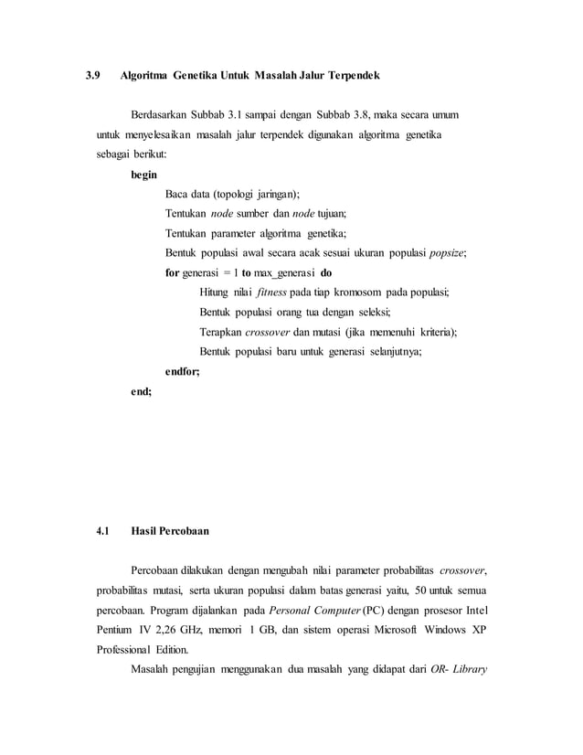 MAKALAH TENTANG ALGORITMA GENETIKA | DOCX