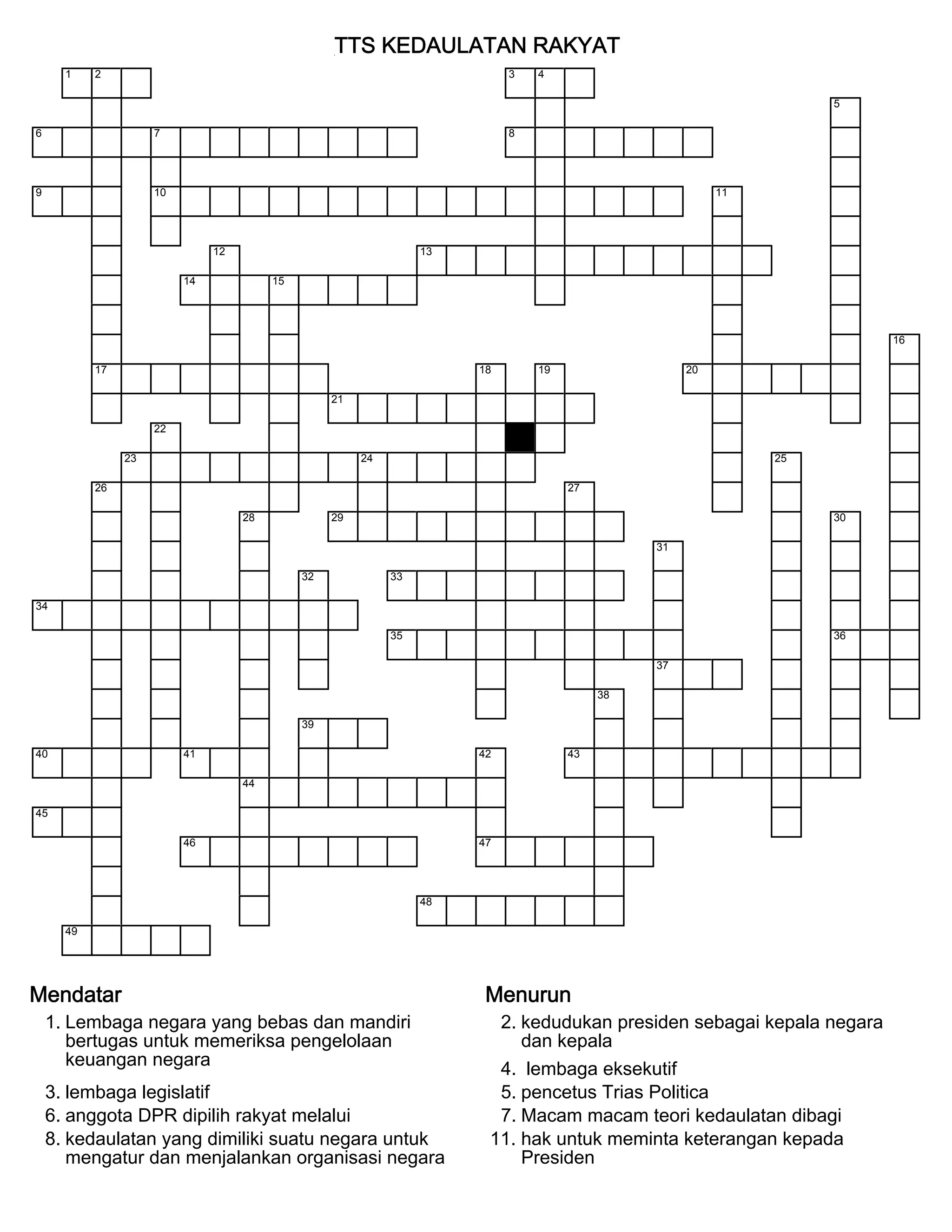 Tts kedaulatan rakyat | PDF