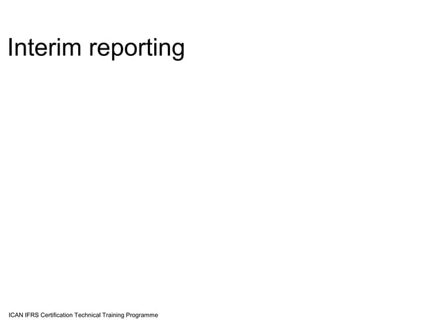 Fs disclosures interim & segment reporting | PPT