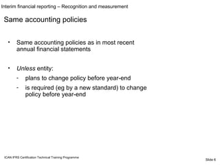 Fs disclosures interim & segment reporting | PPT
