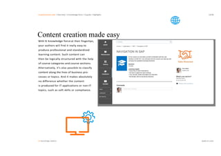 Tts performance suite brochure | PPT