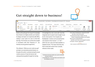 Tts performance suite brochure | PPT