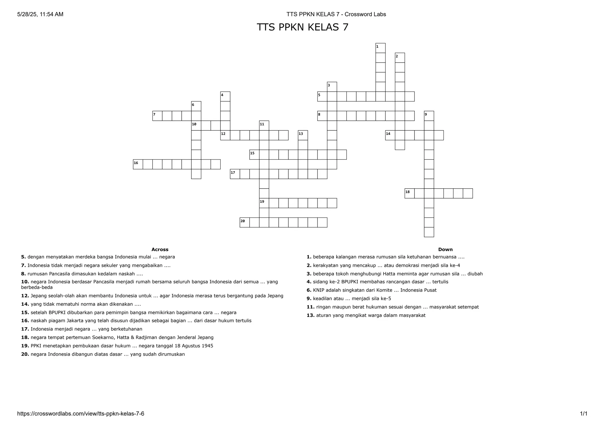 Teka Teki Silang Pancasila KELAS 7 2.pdf