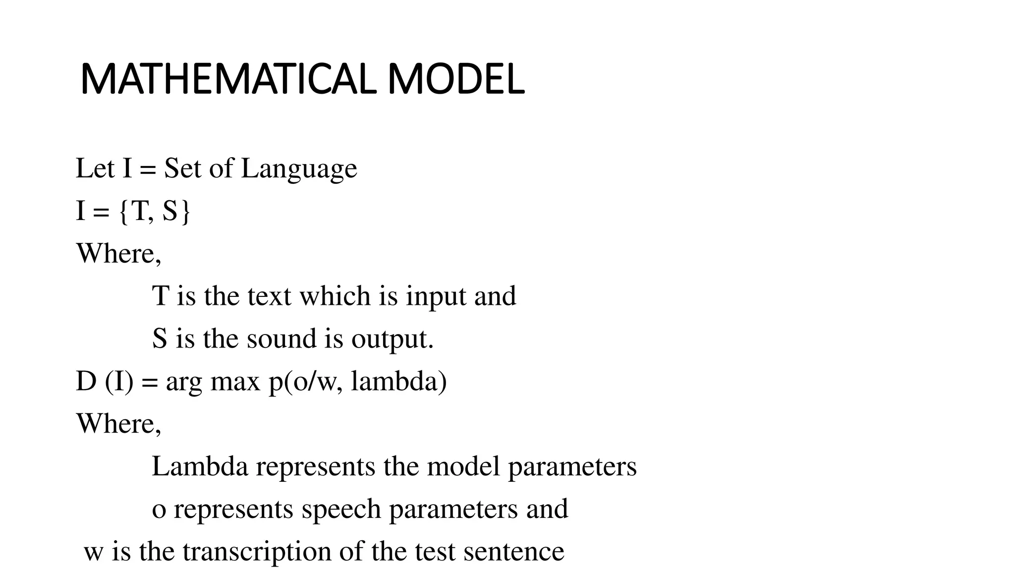 Comparative study of Text-to-Speech Synthesis for Indian Languages by using Syllable Approach | PPT