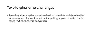 Comparative study of Text-to-Speech Synthesis for Indian Languages by ...