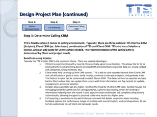 TTS strategic campaign process | PPT