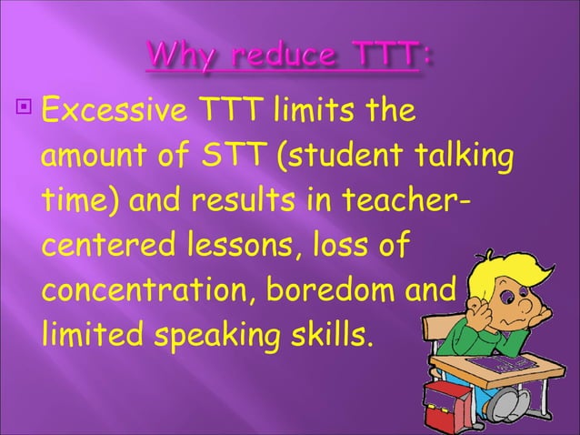 Teacher Talk Time | PPT