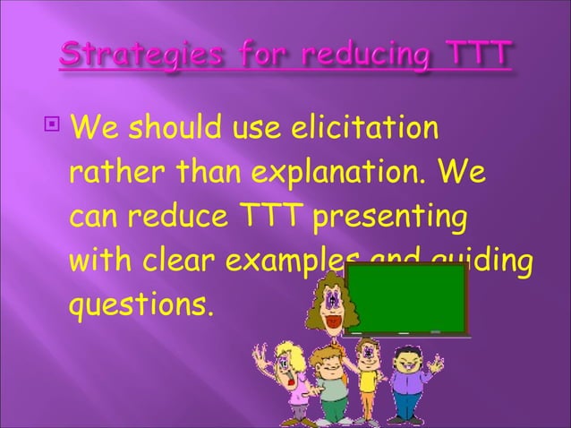 Teacher Talk Time | PPT