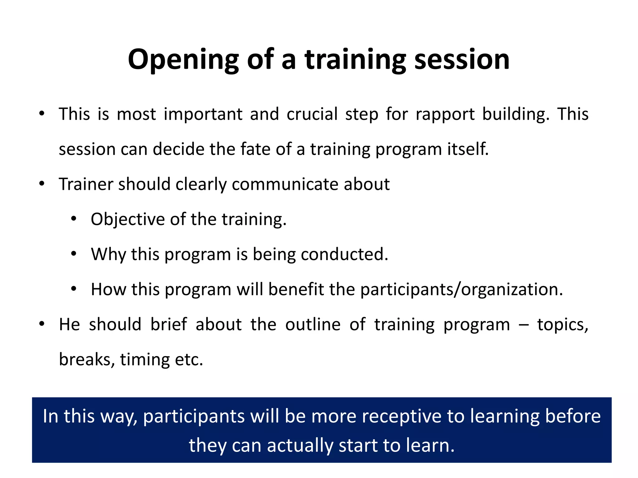 Train the trainer | PDF