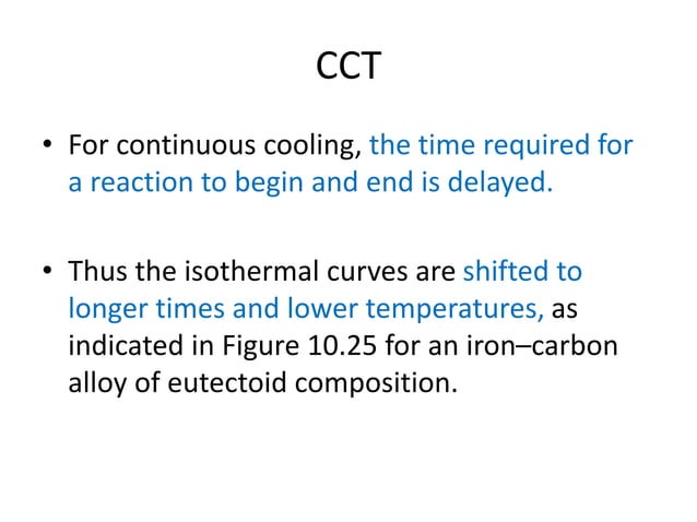 Ttt cct diagrams | PPTX | Chemistry | Science