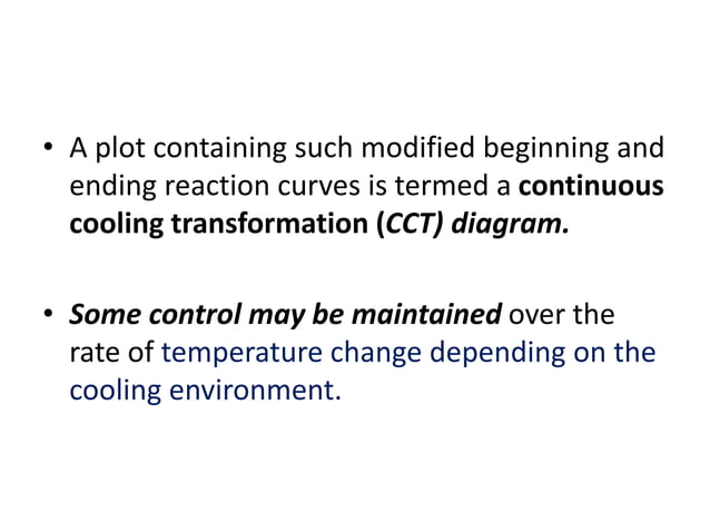 Ttt cct diagrams | PPTX | Chemistry | Science