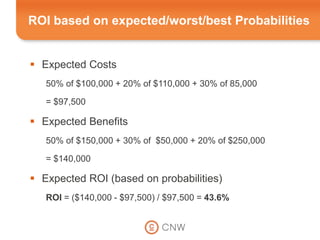 ROI and Uncertainty | PPTX