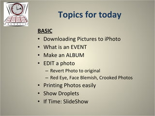 TTT-iPhoto Basic | PPT
