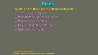 Python-File handling-slides-pkt | PDF | Programming Languages | Computing