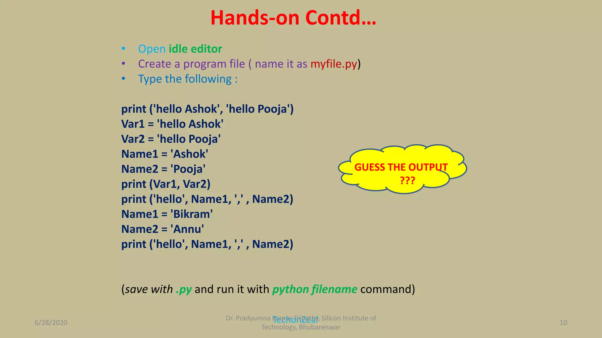 Python-Introduction-slides-pkt | PDF | Operating Systems | Computer ...