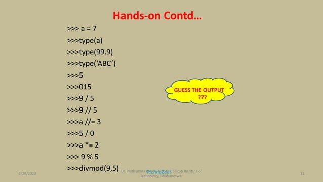 Python-Introduction-slides-pkt | PDF | Operating Systems | Computer ...