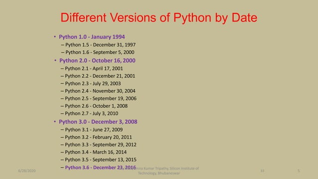 Python-Introduction-slides-pkt | PDF | Operating Systems | Computer ...