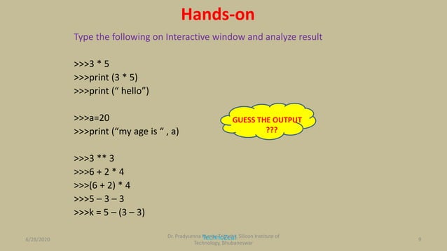 Python-Introduction-slides-pkt | PDF | Operating Systems | Computer Software and Applications