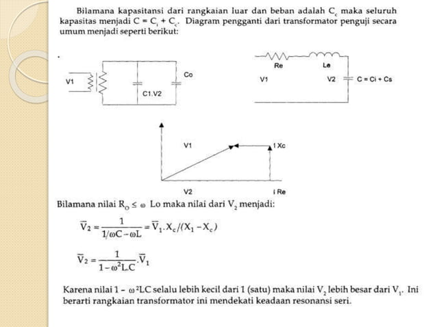 TEKNIK TEGANGAN TINGGI - Sumber tegangan arus bolak balik | PPT