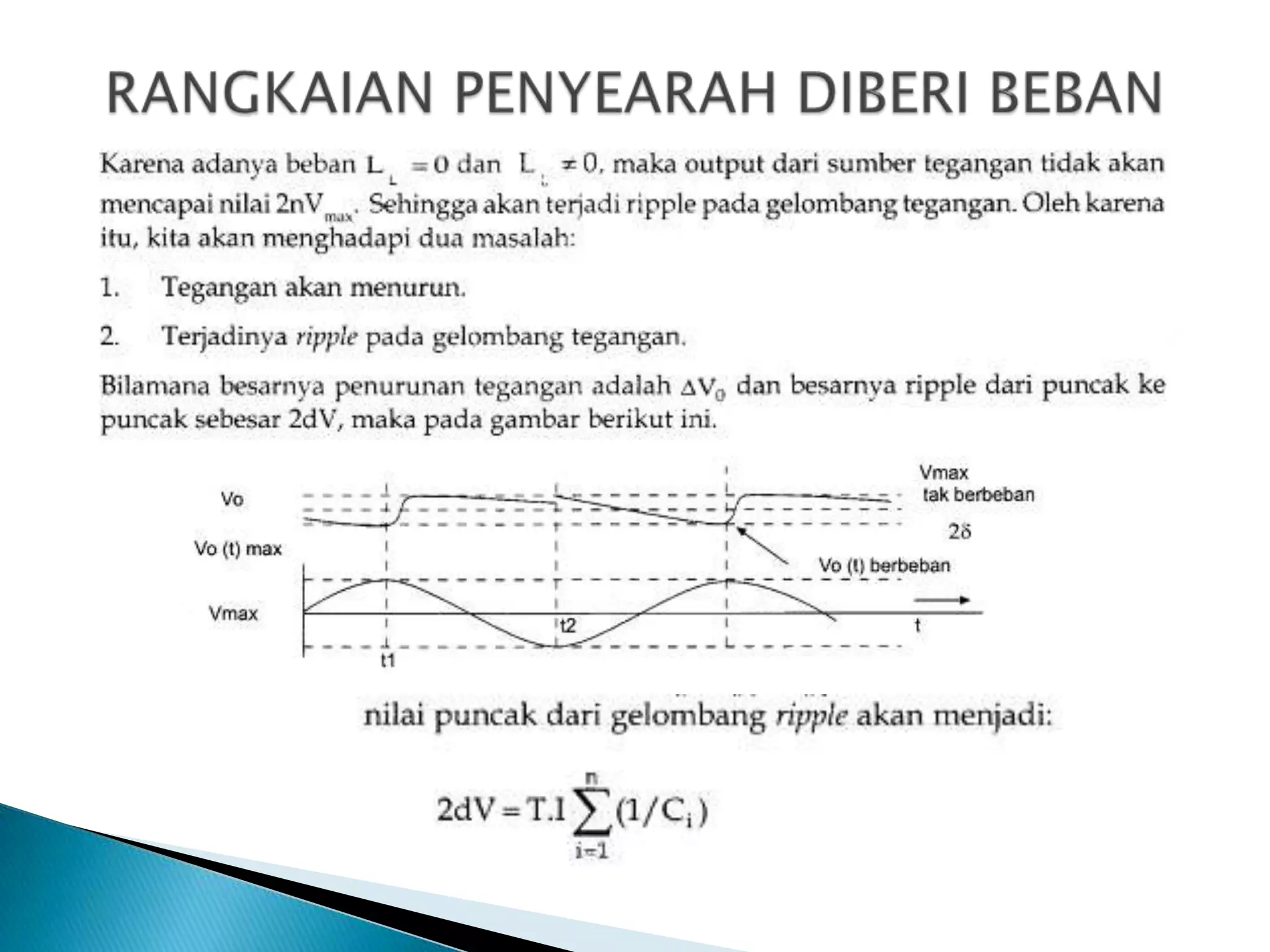 TEKNIK TEGANGAN TINGGI - Sumber tegangan arus searah | PPTX