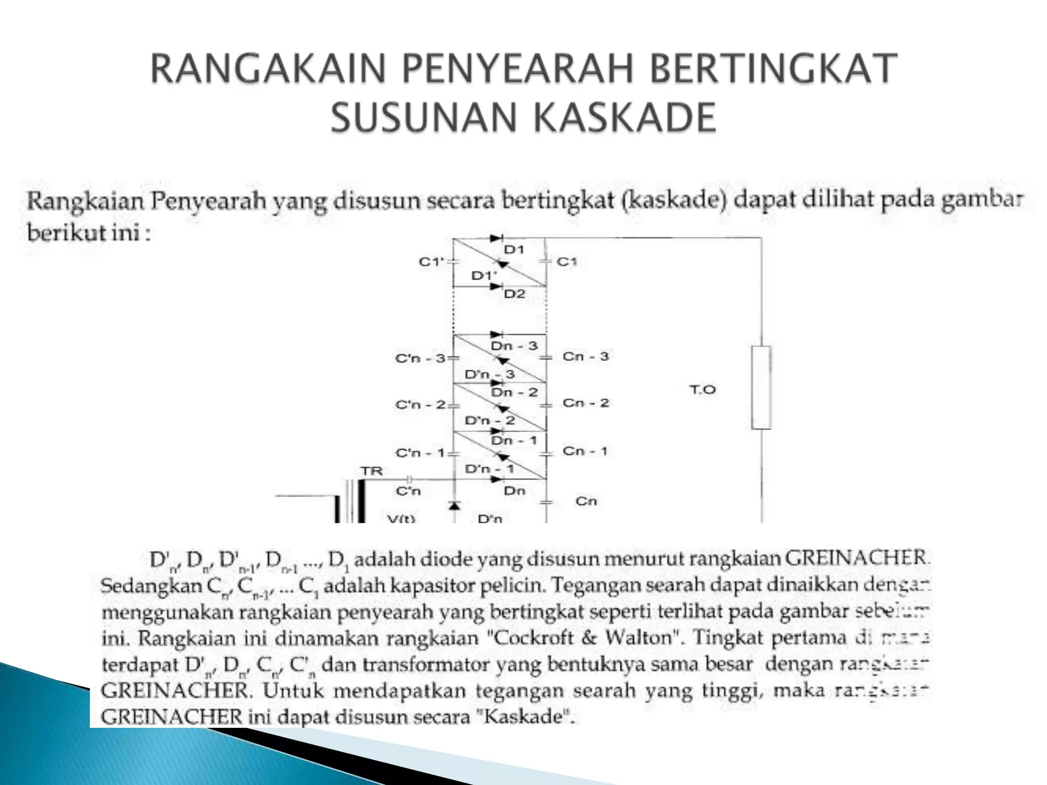 TEKNIK TEGANGAN TINGGI - Sumber tegangan arus searah | PPTX