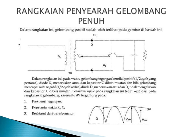 TEKNIK TEGANGAN TINGGI - Sumber tegangan arus searah | PPTX