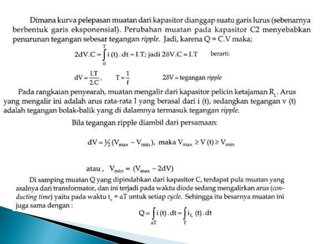 TEKNIK TEGANGAN TINGGI - Sumber tegangan arus searah | PPTX