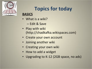 Wikispaces-Basic | PPT