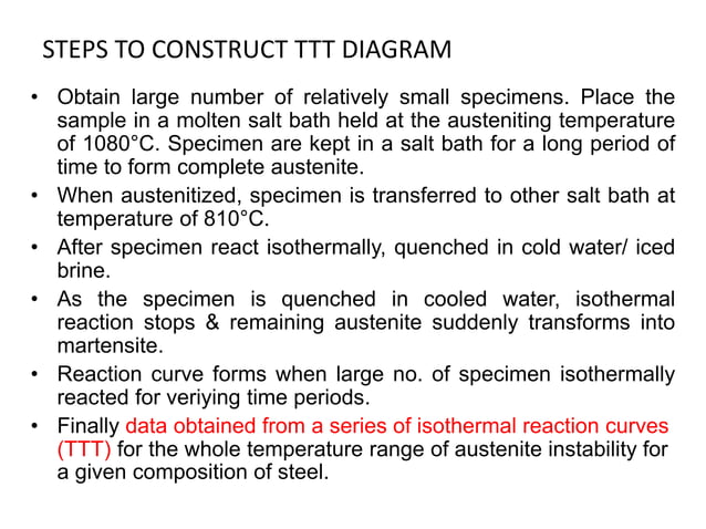 IRON CARBON EQUILIBRIUM DIAGRAM, TTT DIAGRAM AND HEAT TREATMENT | PPTX ...